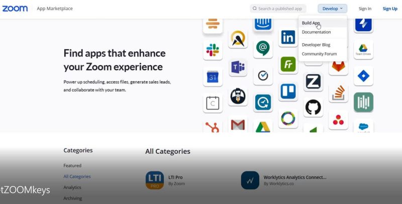 How to setup Zoom API keys | Modern Standard Arabic